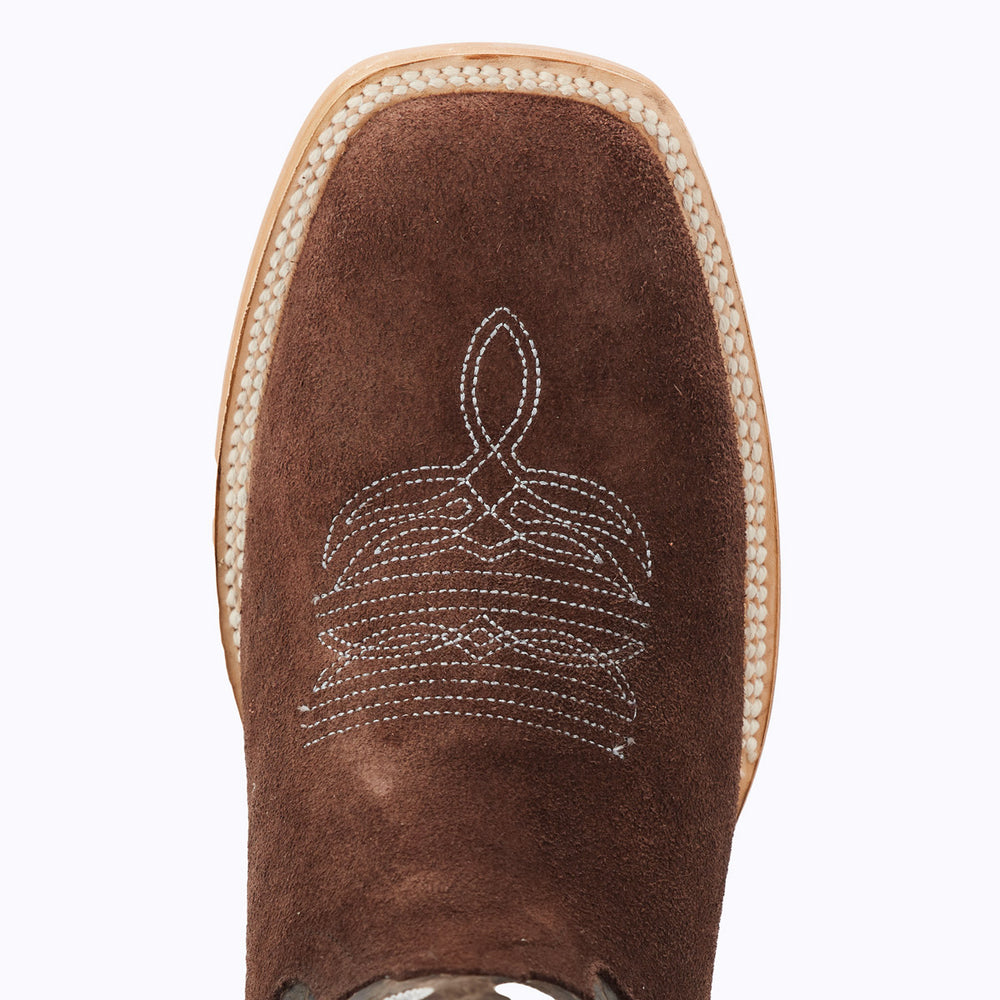 Cisco Brown Cowboy Boot Medium Square Toe Western Men's