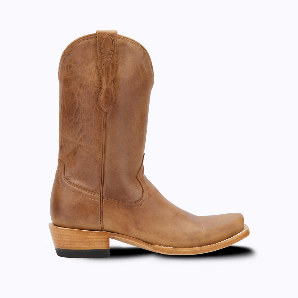 Tulsa Tan Cowboy Boot Cutter Toe Western Men's
