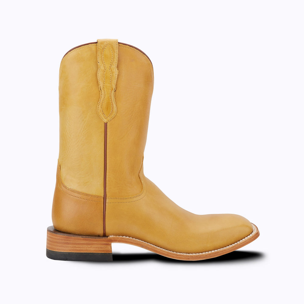 Jackson Tan Cowboy Boot Wide Square Toe Western Men's