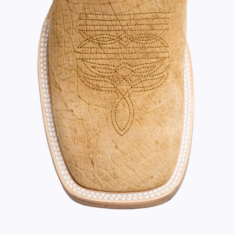Cimarron African Hippo Mens Cowboy Boot in Honey